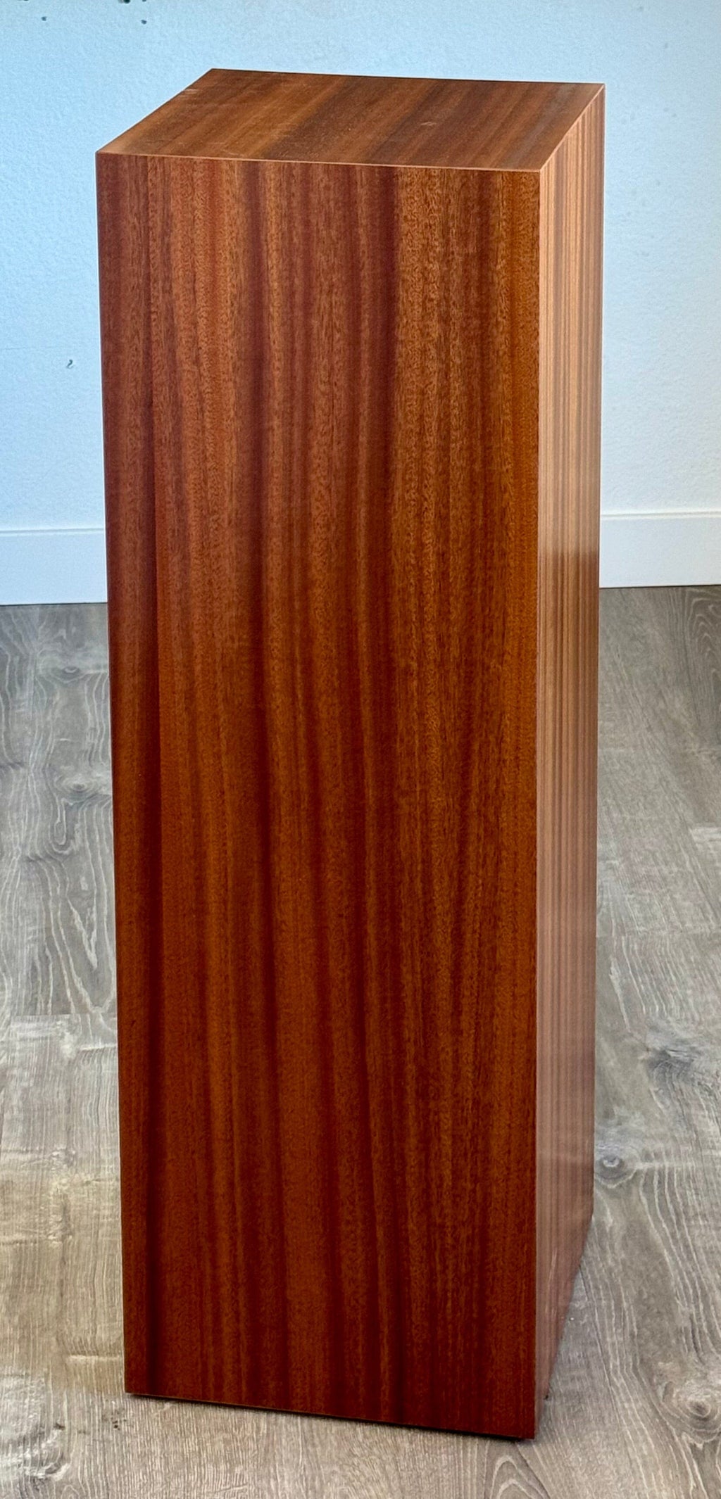 Mahogany Wood Pedestal | Wood Display Pedestal | Made in USA | Pedestal ...