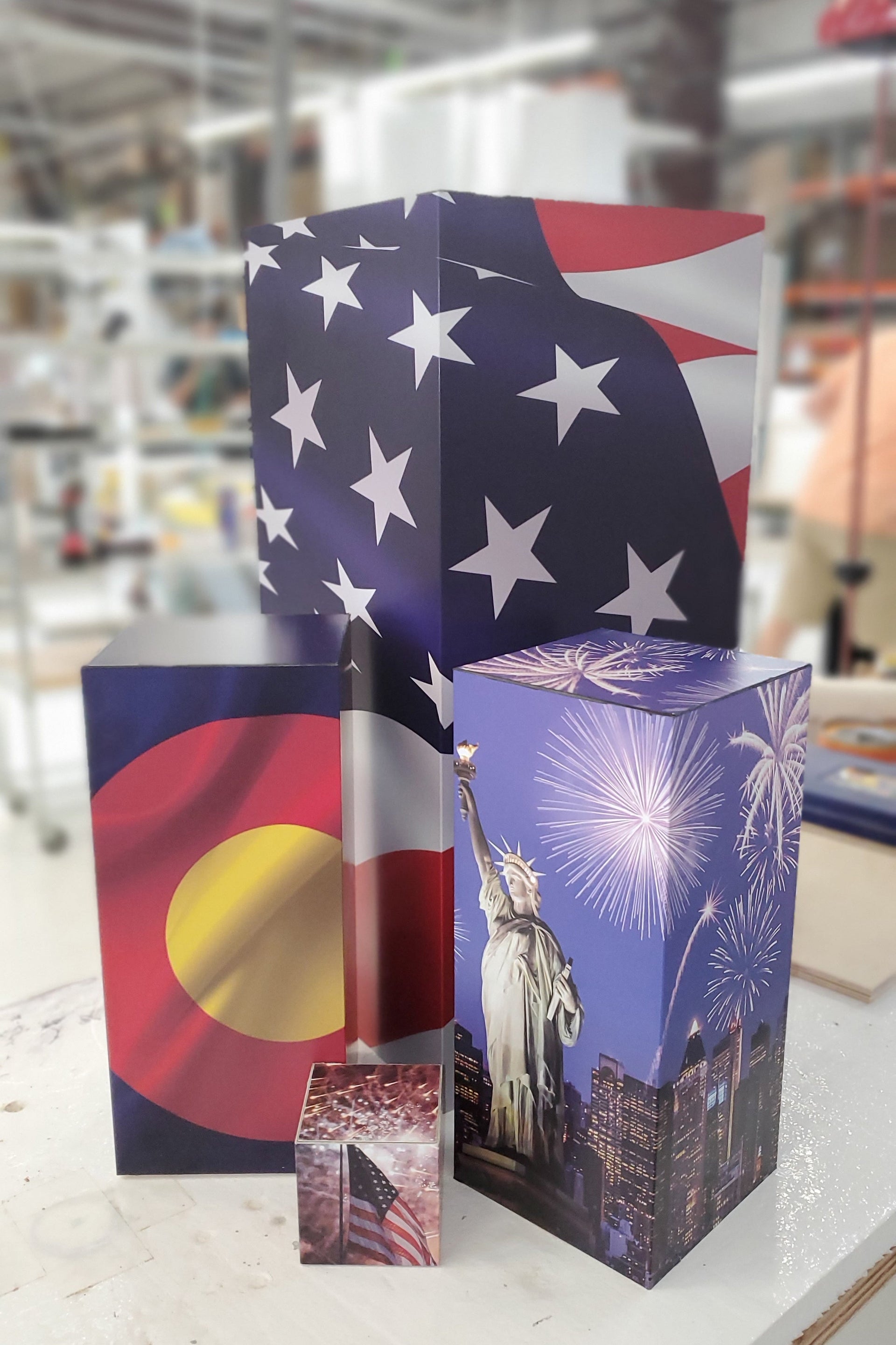 Custom Printed Pedestals – Pedestal Source