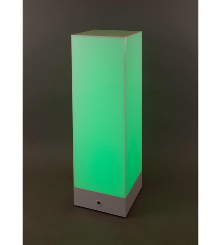 Lighted Acrylic Sign White Pedestal - Acrylic Stand - Made in USA ...