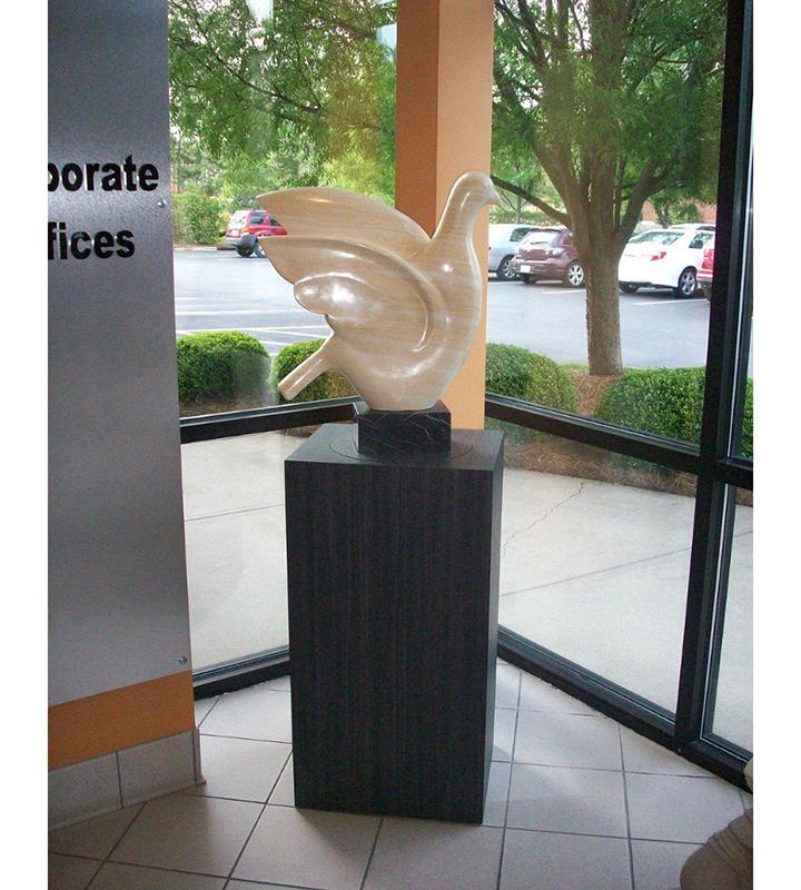 Dark Wood Pedestal | Display Pedestal | Made in USA | Pedestal Source